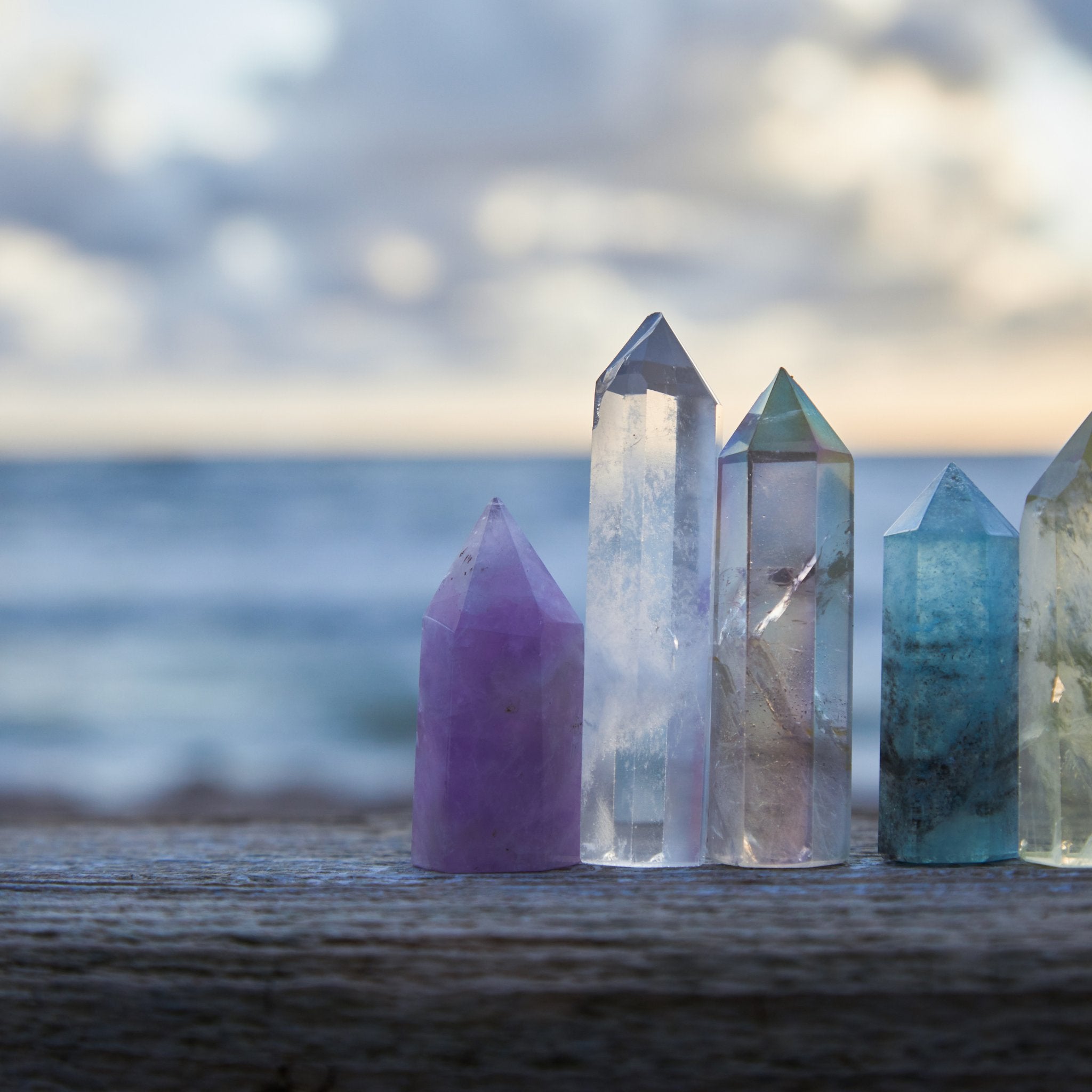 Natural Crystal Points: Towers, Obelisks, Double Terminated