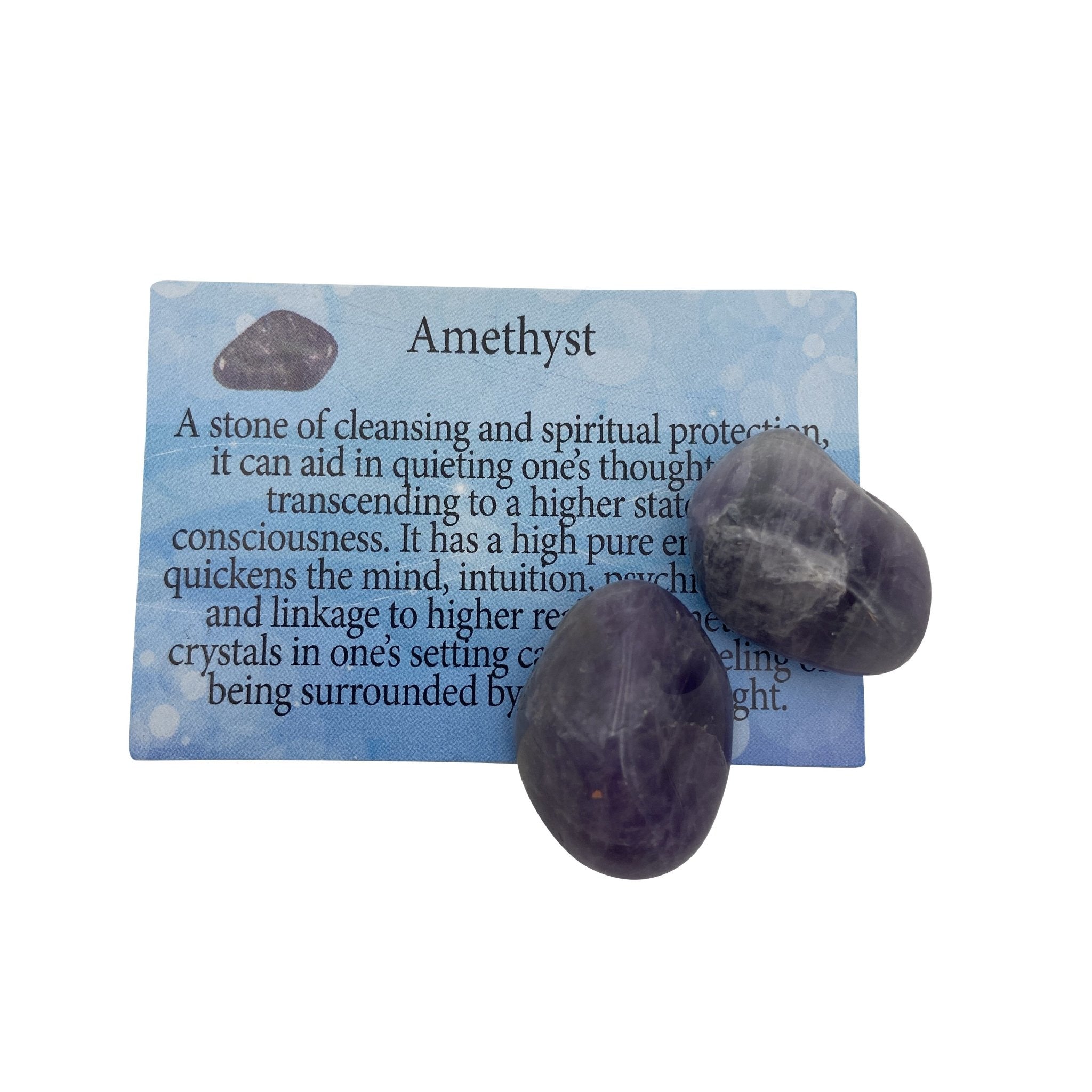 Amethyst Information Card | East Meets West USA