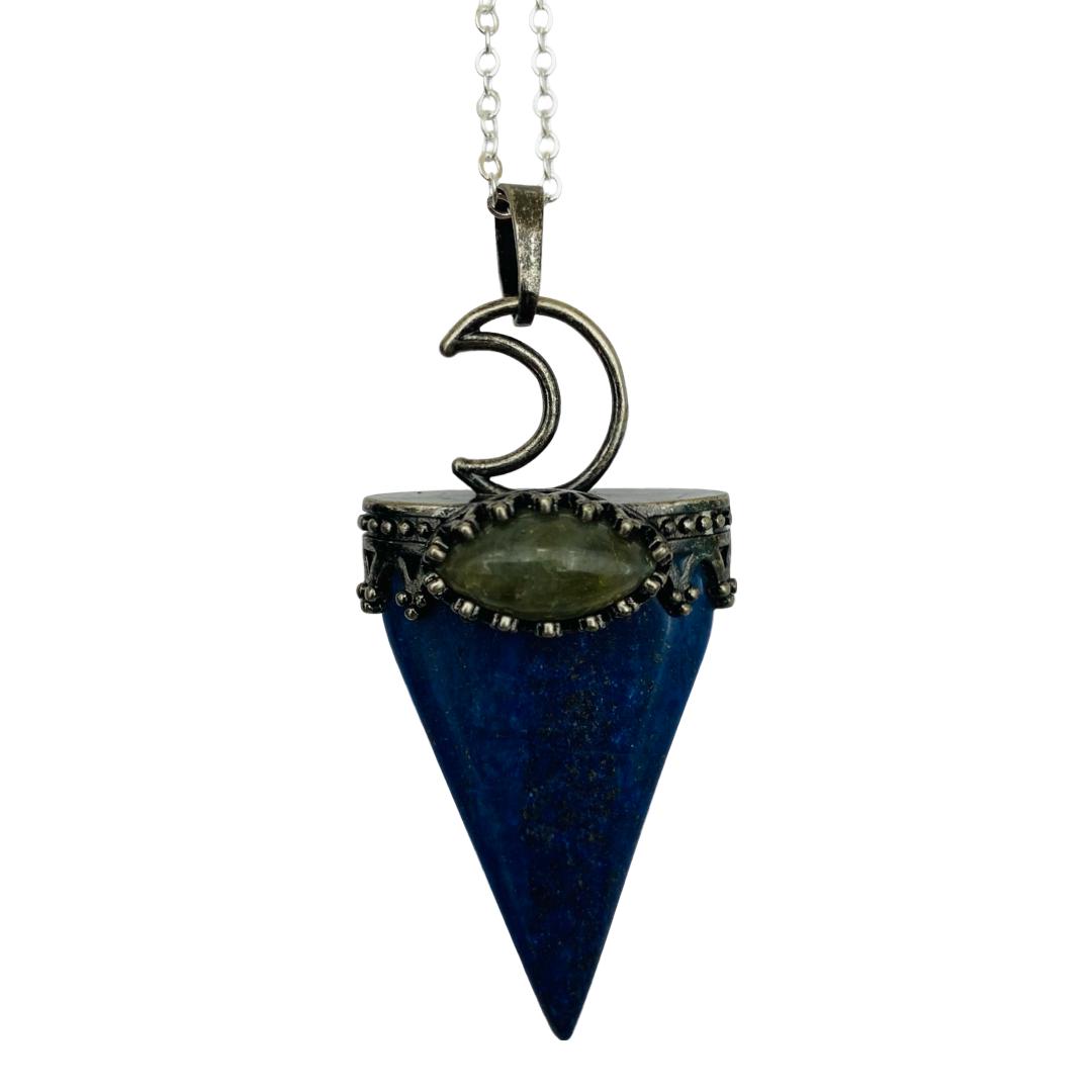 Fancy Moon Crystal Necklace | East Meets West