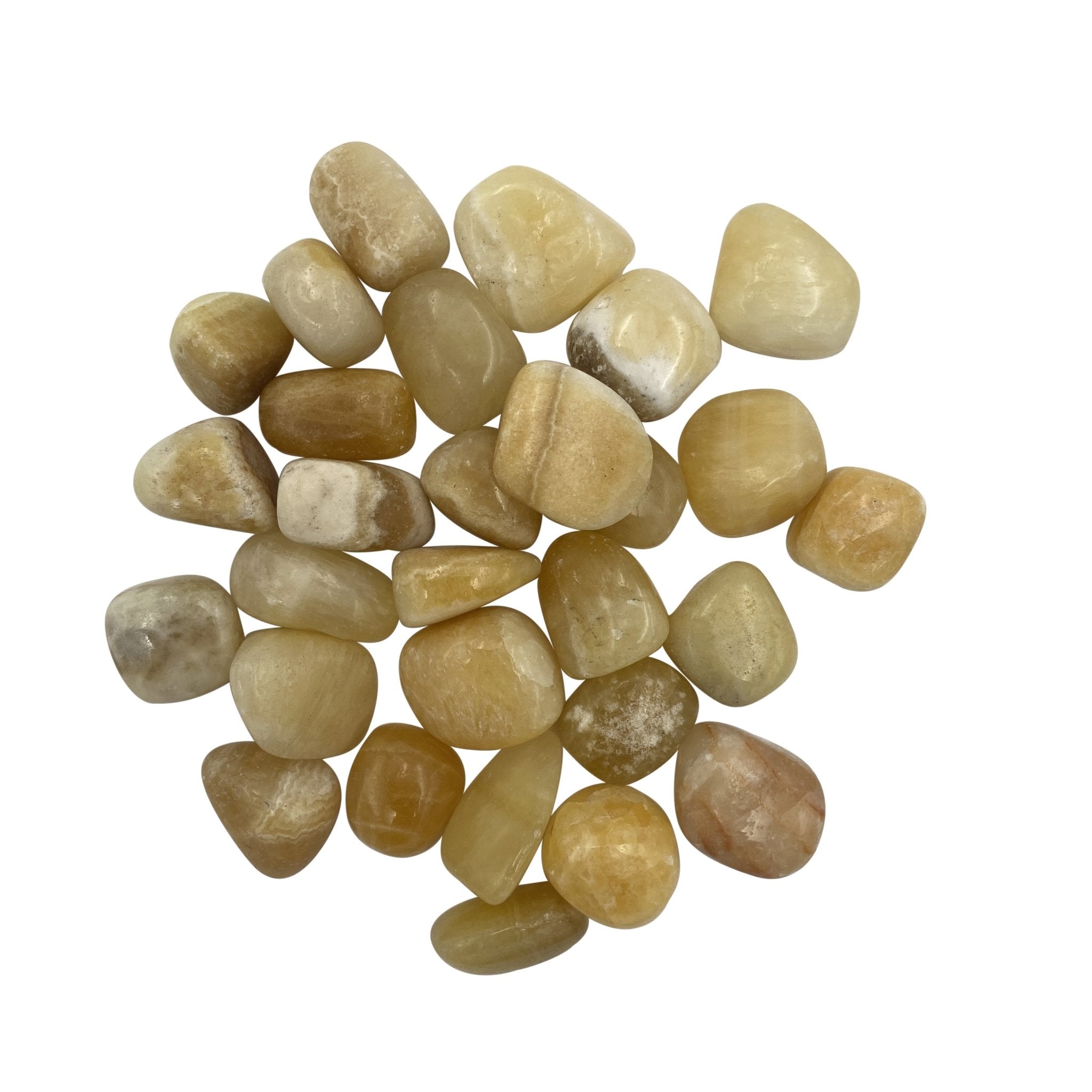 Tumbled Yellow Calcite | East Meets West USA