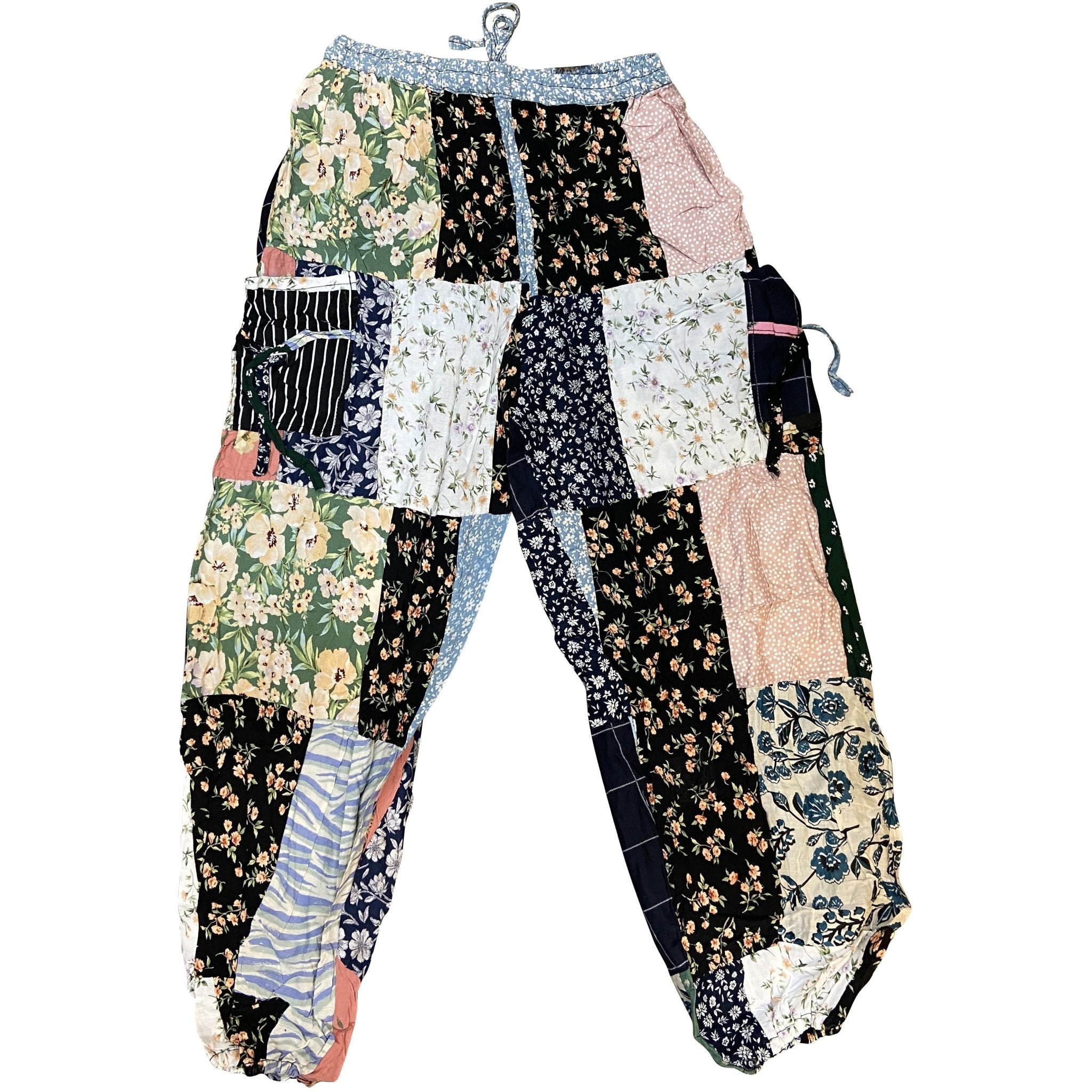 Hand Sewn Patchwork Pants | East Meets West USA