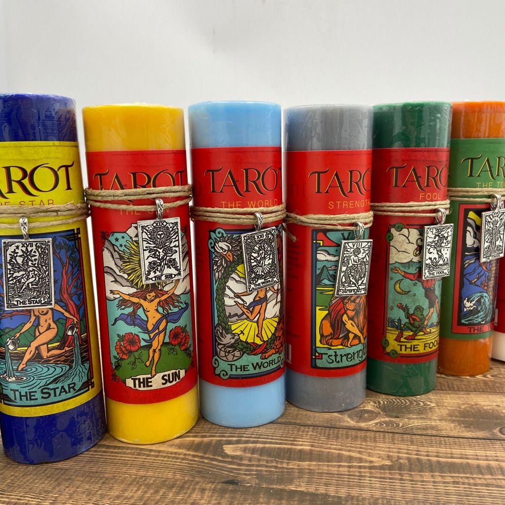 Tarot Deck Amulet Candle | East Meets West USA