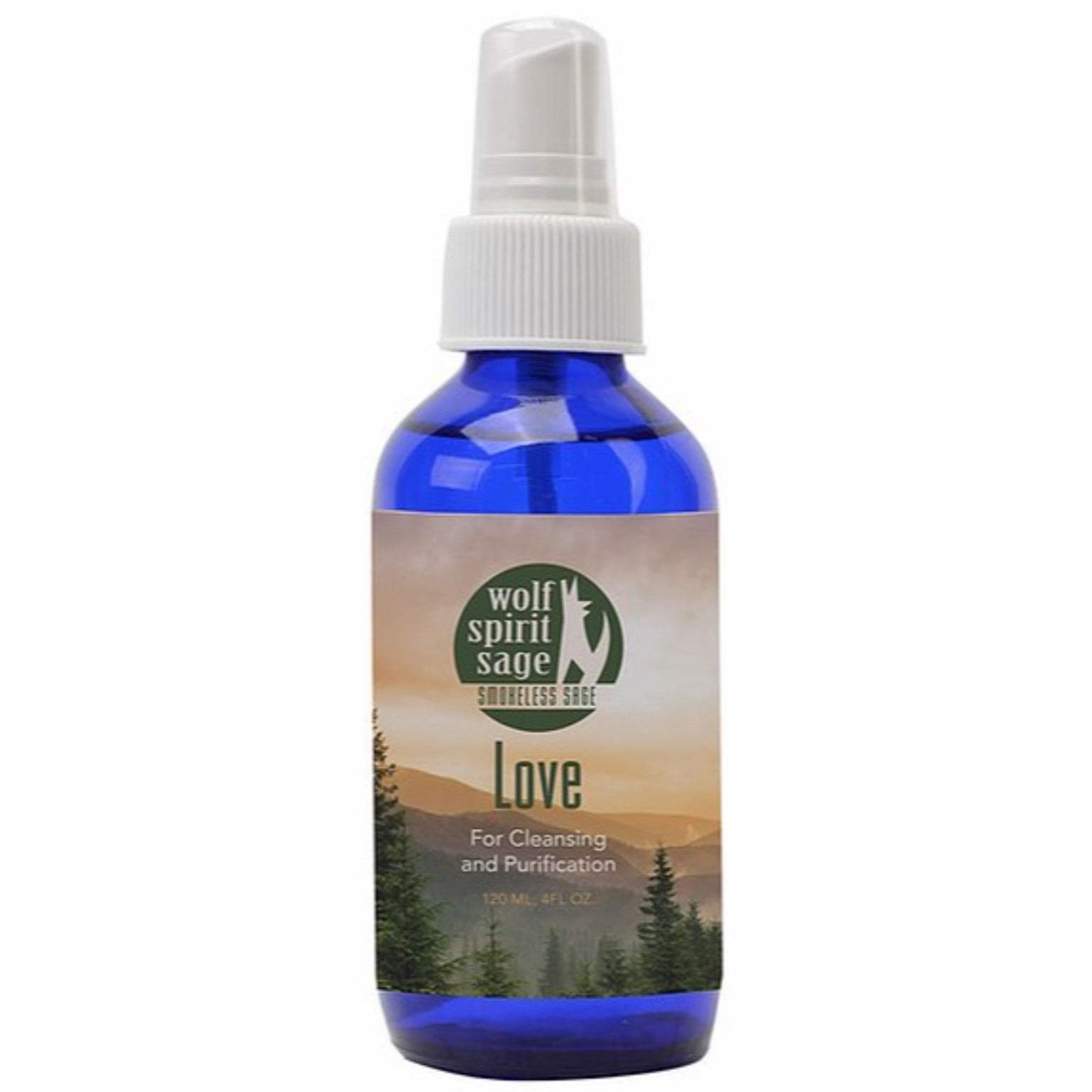 Wolf Spirit Rose Water Spray to Invite Love and Openness